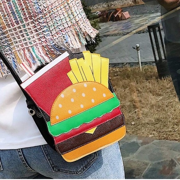 THINK VINTAGE ONLINE | Bags | Hamburger Womans Girls Purse Nwt | Poshmark